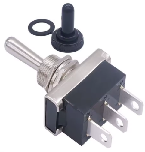 Heavy Duty On / Off / On Toggle Rocker Switch 25 AMP Rated 12v / 24v 3 – TekShack