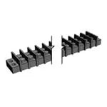 Double-Row Barrier Terminal Block – 12 Position, .374" Pitch with Bind ...