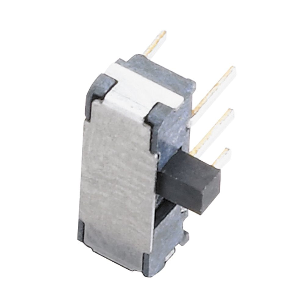 12VDC 0.1A DPDT Right-Angle PCB Mount Slide Switch – TekShack