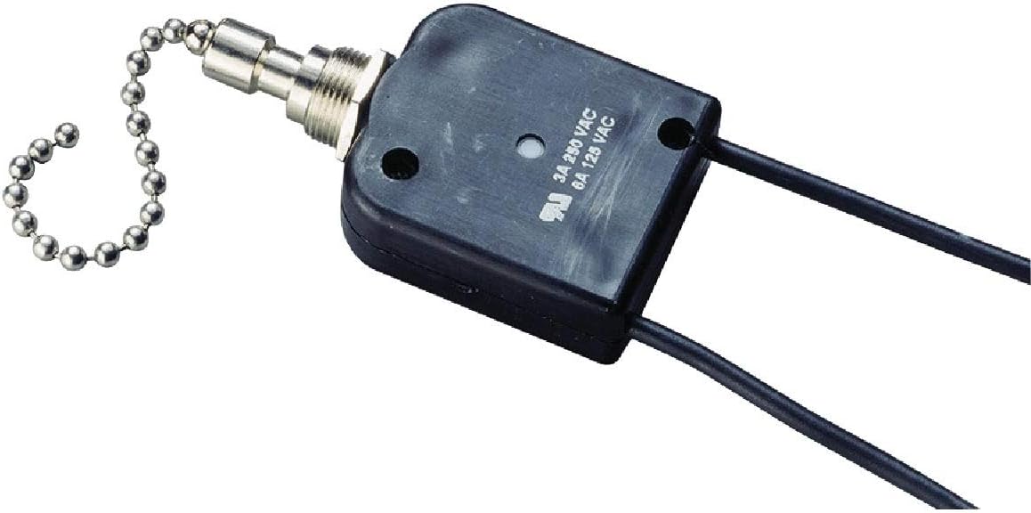 Gardner Bender GSW-35 Electrical All Angle Pull Chain Switch, SPST, ON ...