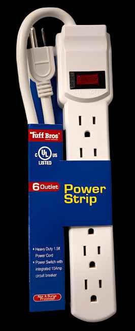 6 Outlet Power Strip OB889 – TekShack
