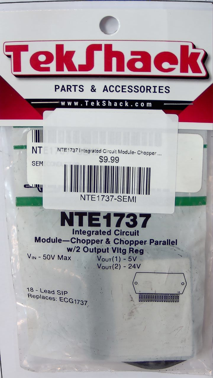 NTE1737 Integrated Circuit Module- Chopper & Chopper Parallel w/2 Outp ...