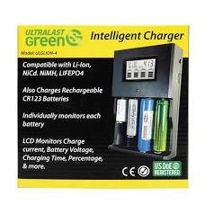 Ultralast Green Intelligent Battery Charger ULGLION-4 – TekShack