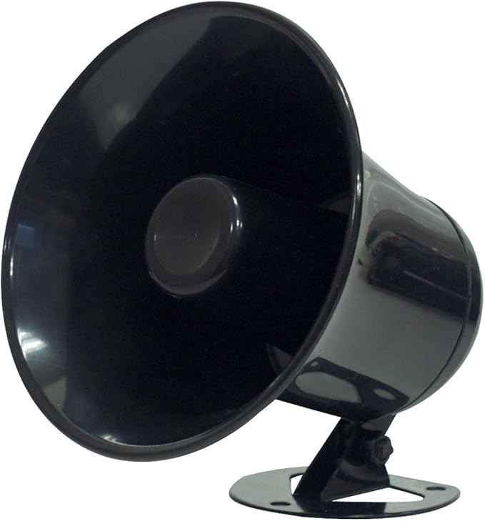 Pyramid Outdoor Trumpet Car Horn Speaker - 5” Pa Horn Speaker w/ 8 Ohm ...