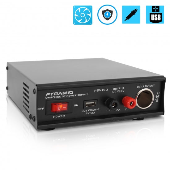 Pyramid Universal Compact Bench Power Supply PSV150 | TekShack