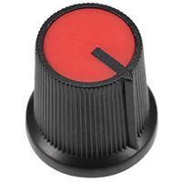 1/4 inch Red k Potentiometer Knobs | TekShack