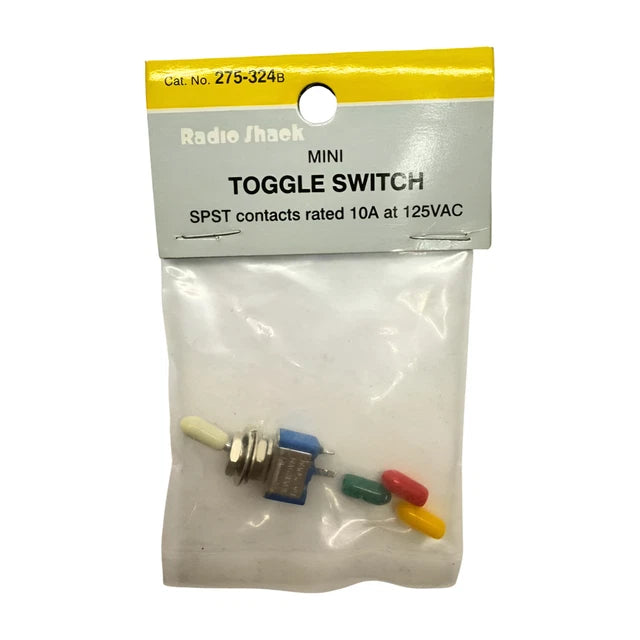 RadioShack 275-0324 SPST Momentary Push Button Switch with Color Sleev ...