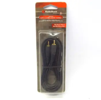 RadioShack Shielded Gold-Plated 6ft (1.8M) Audio Y-Cable RCA Male to ...