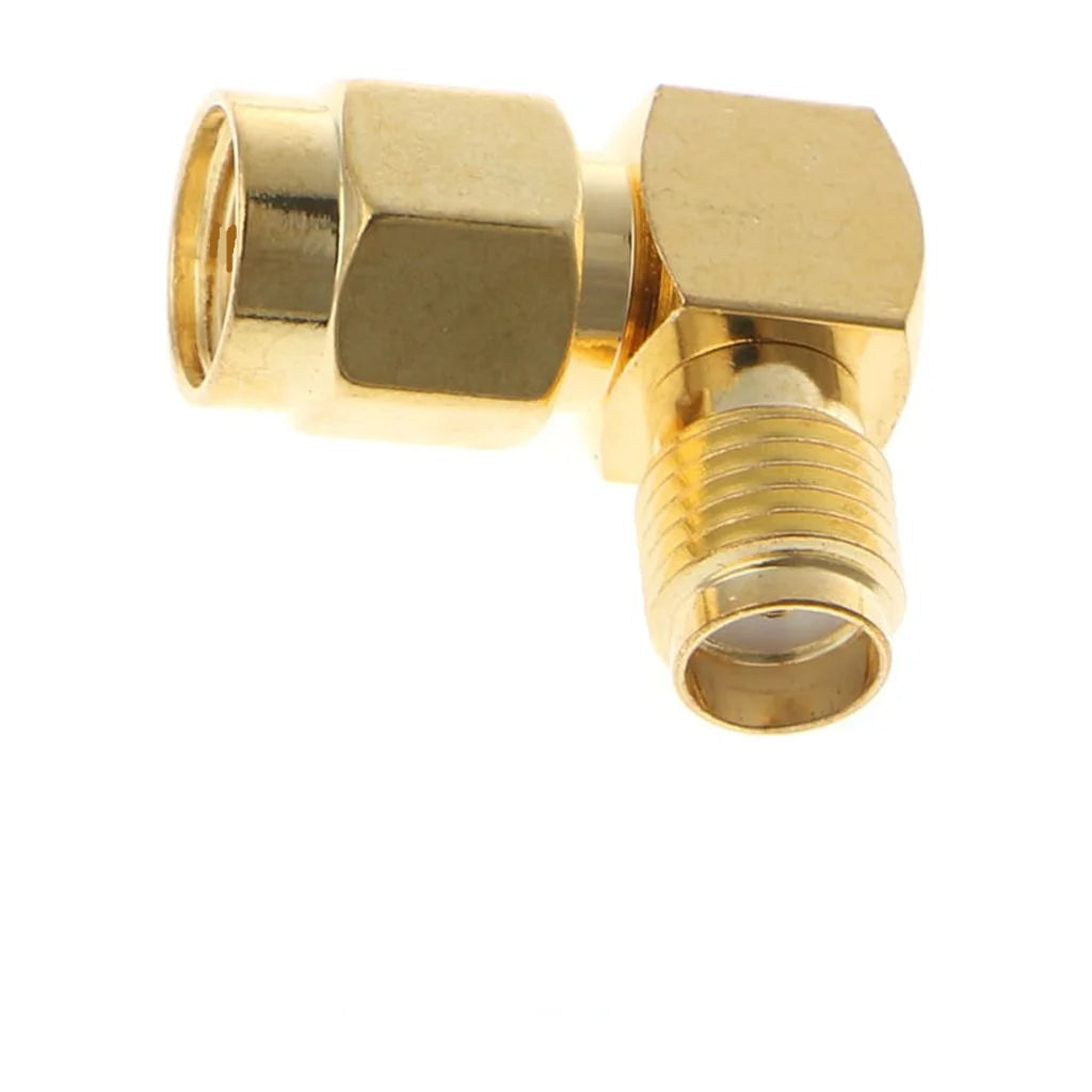 SMA Coax Adapter 90 Degree Connector RP-Female To SMA Male | TekShack