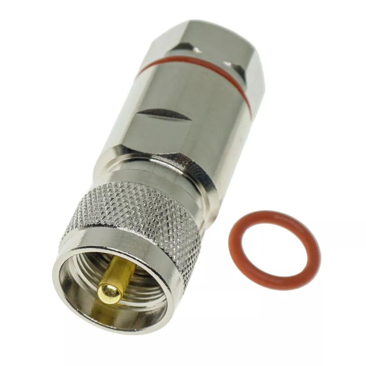 UHF Male PL259 Female SO239 Connector 1/2" Corrugated Andrew Heliax ...