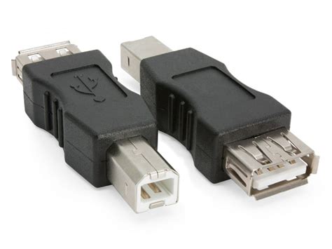 USB Female to USB Type B Male adapter | TekShack