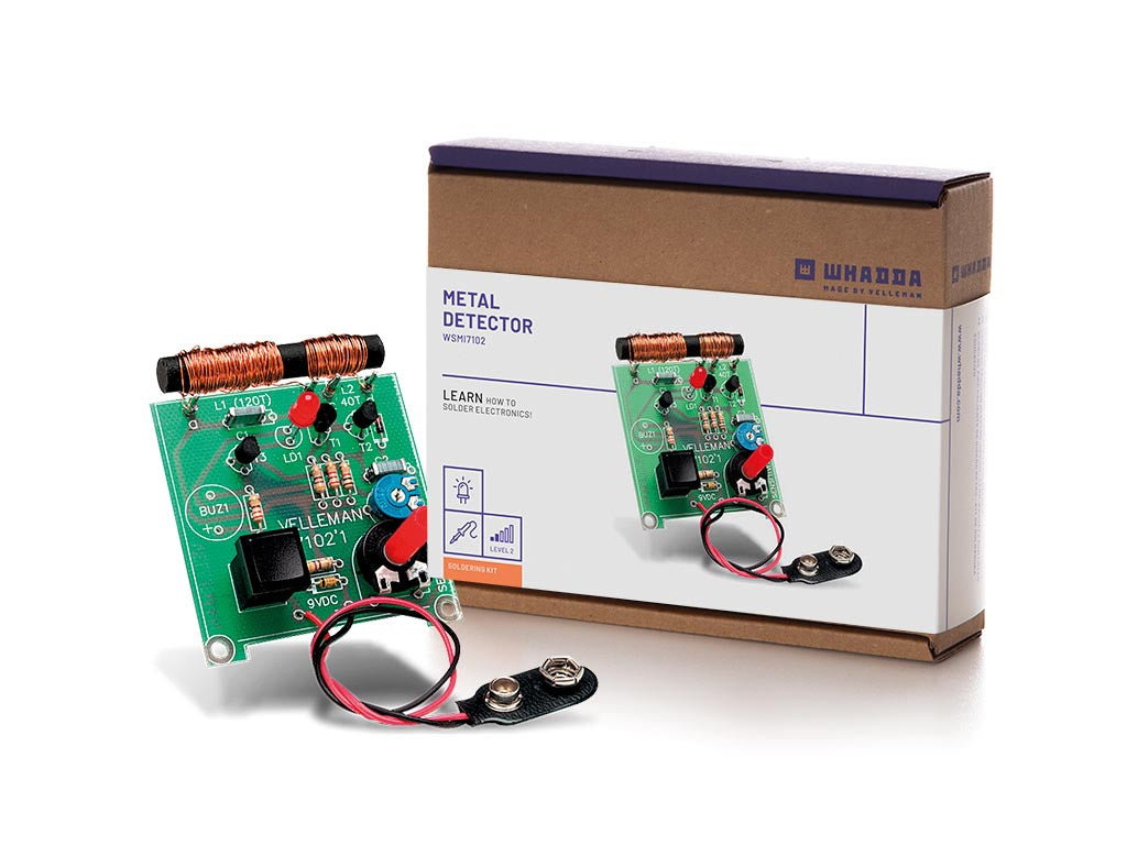 Metal Detector Solder Kit LED Proximity STEM Learning | TekShack